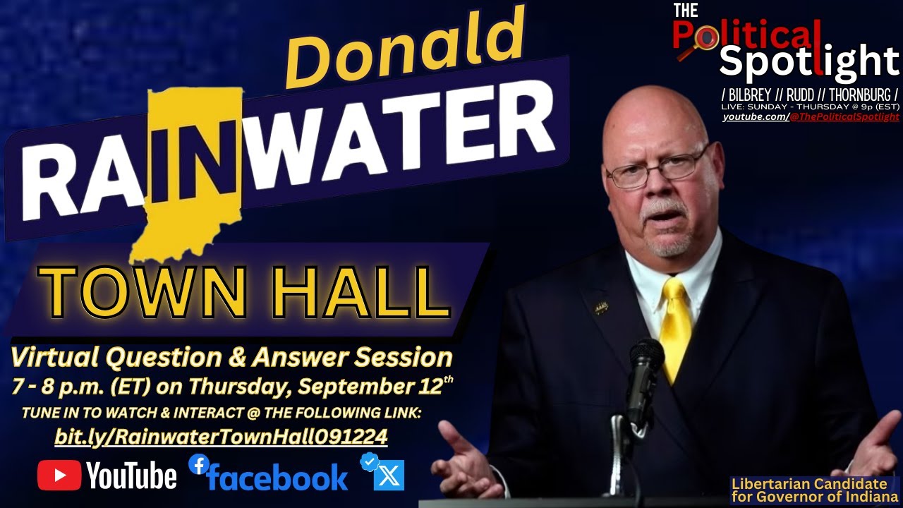 Town Hall Forum 2 W Donald Rainwater L Candidate For Governor Of