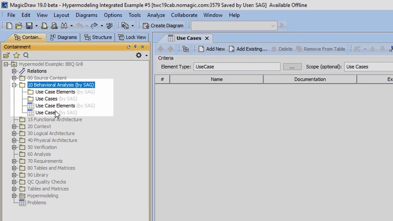 Magicdraw User Interface Locking Elements Youtube
