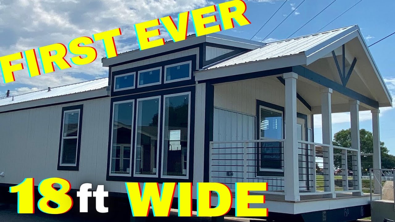 First Ever 18 Ft Wide Mobile Home Tour Single Wide With A Tiny House