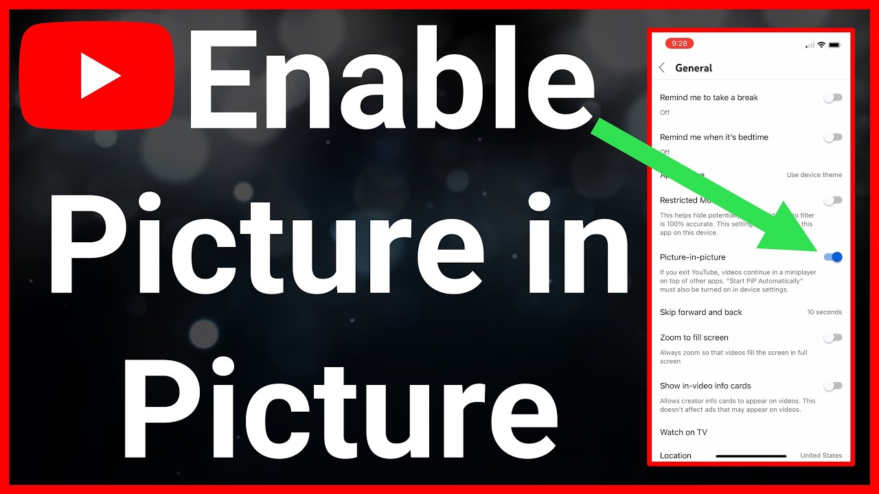 How To Turn On Pip Mode On Youtube Youtube