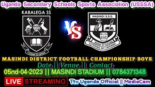 Live Masesco Vs Kabasco Usssa Masindi Distict Championship Masindi ...