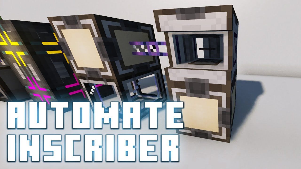 How To Automate Inscriber In Applied Energistics 2 Beginner Guide