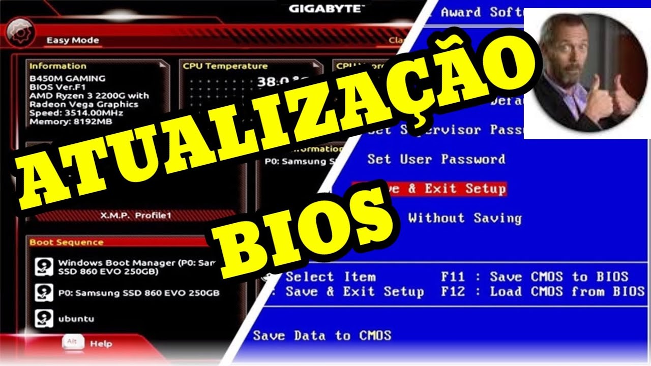 Como Atualizar A Bios Fácil E Passo A Passo Youtube