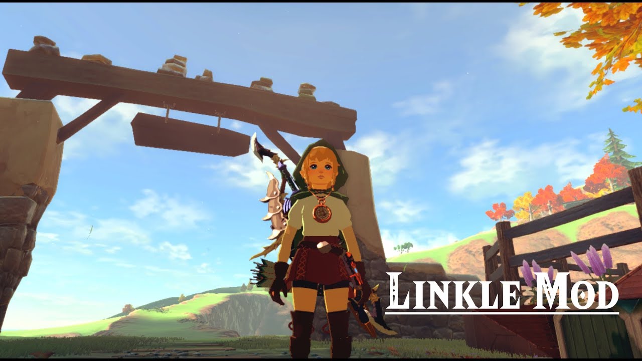 Playing As Linkle Breath Of The Wild Mods 2 Youtube
