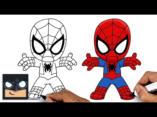 How To Draw Spider Man Step By Step Art Lesson For Beginners Videos