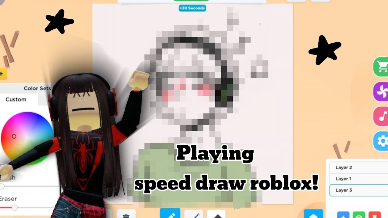 Playing Speed Draw Roblox Youtube