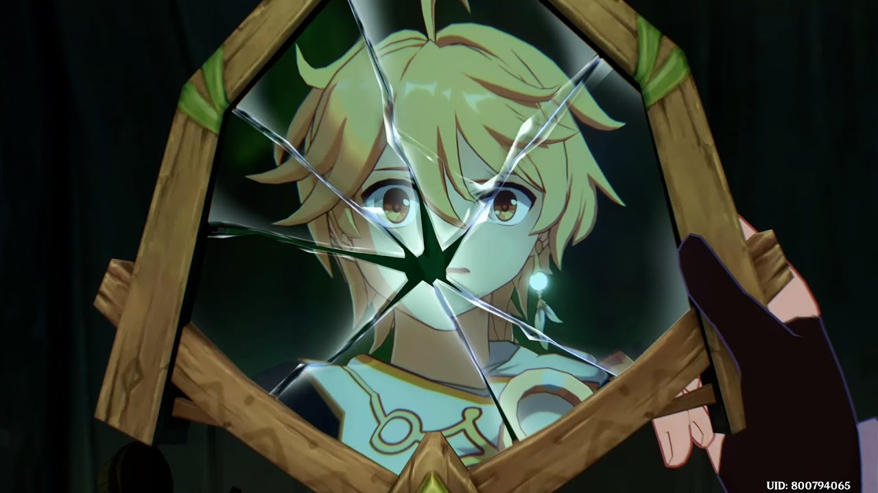 Lumine Turned Into Aether Cutscene Jp Dub Youtube