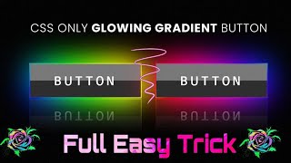 Css Glowing Gradient Button Border Animation Effects Html Css Only Neon