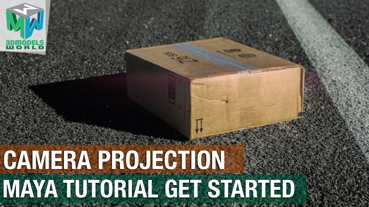 Camera Projection In Maya Beginners Tutorial Youtube