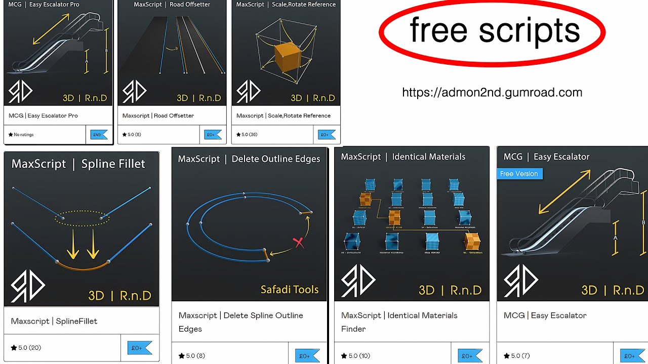 Maxscript Scale Rotate And Fillet Youtube