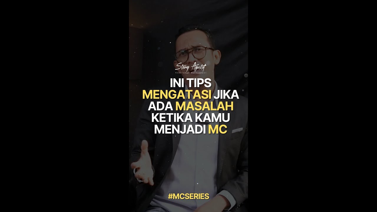 Ini Tips Mengatasi Jika Ada Masalah Ketika Kamu Jadi Mc Youtube