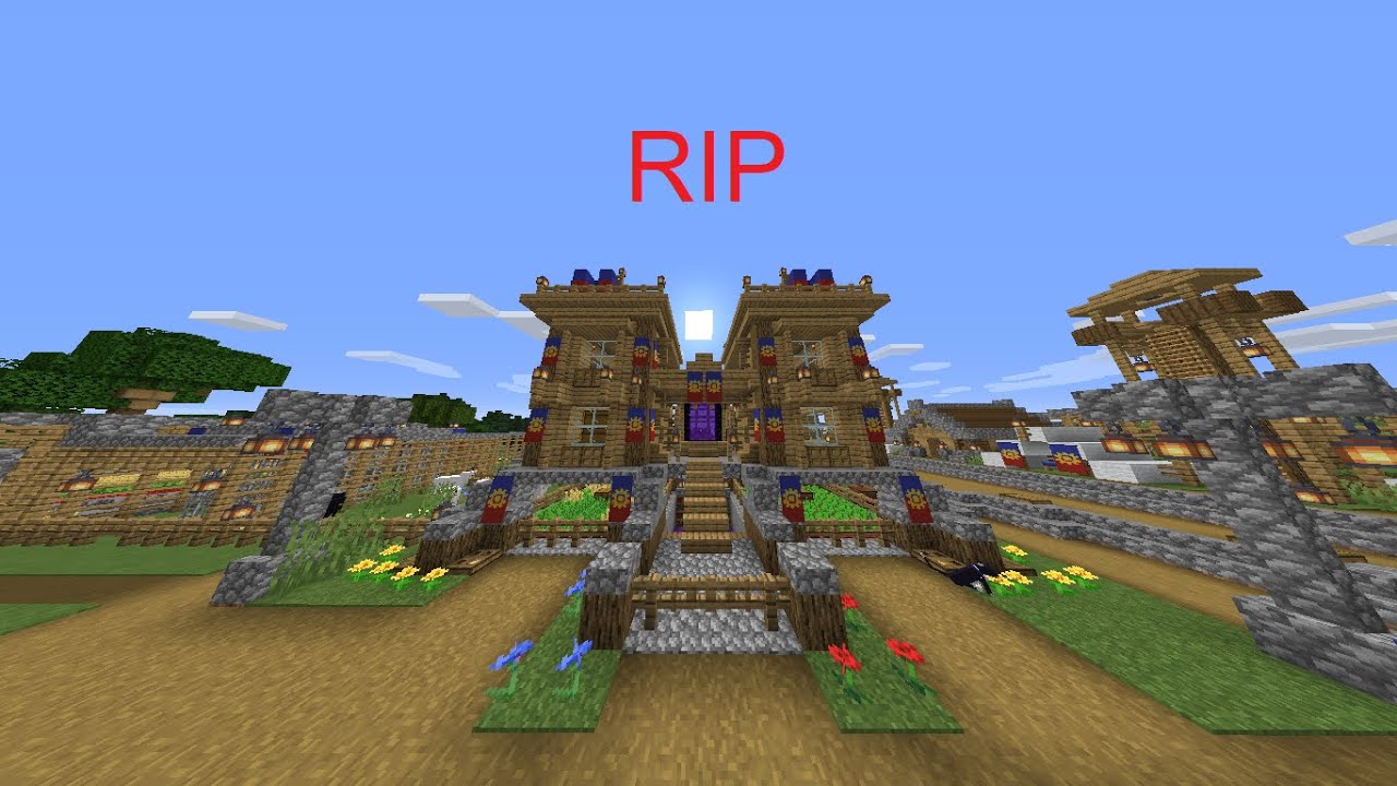 Rip Our Minecraft Survival Server Youtube