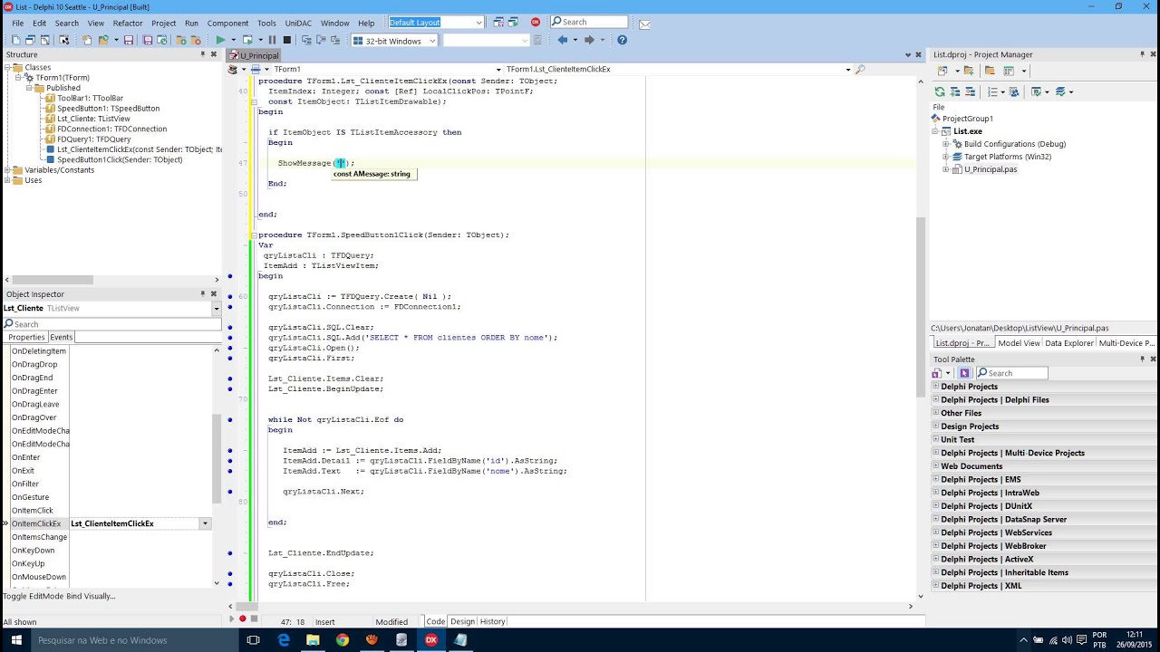 Delphi Seattle Listview Youtube