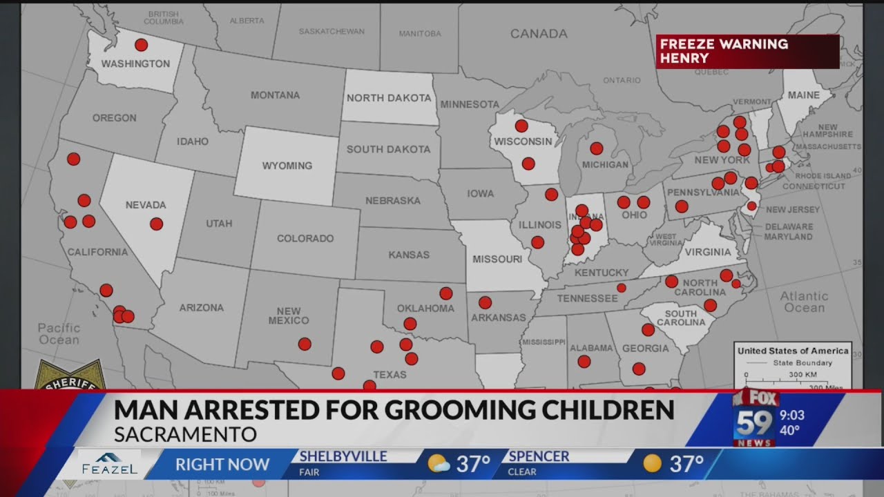 California Man Arrested For Allegedly Grooming Children Across Us