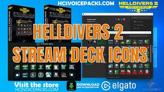 Helldivers 2 Elgato Stream Deck Animated Icons Hcs Voice Packs Mp3 ...