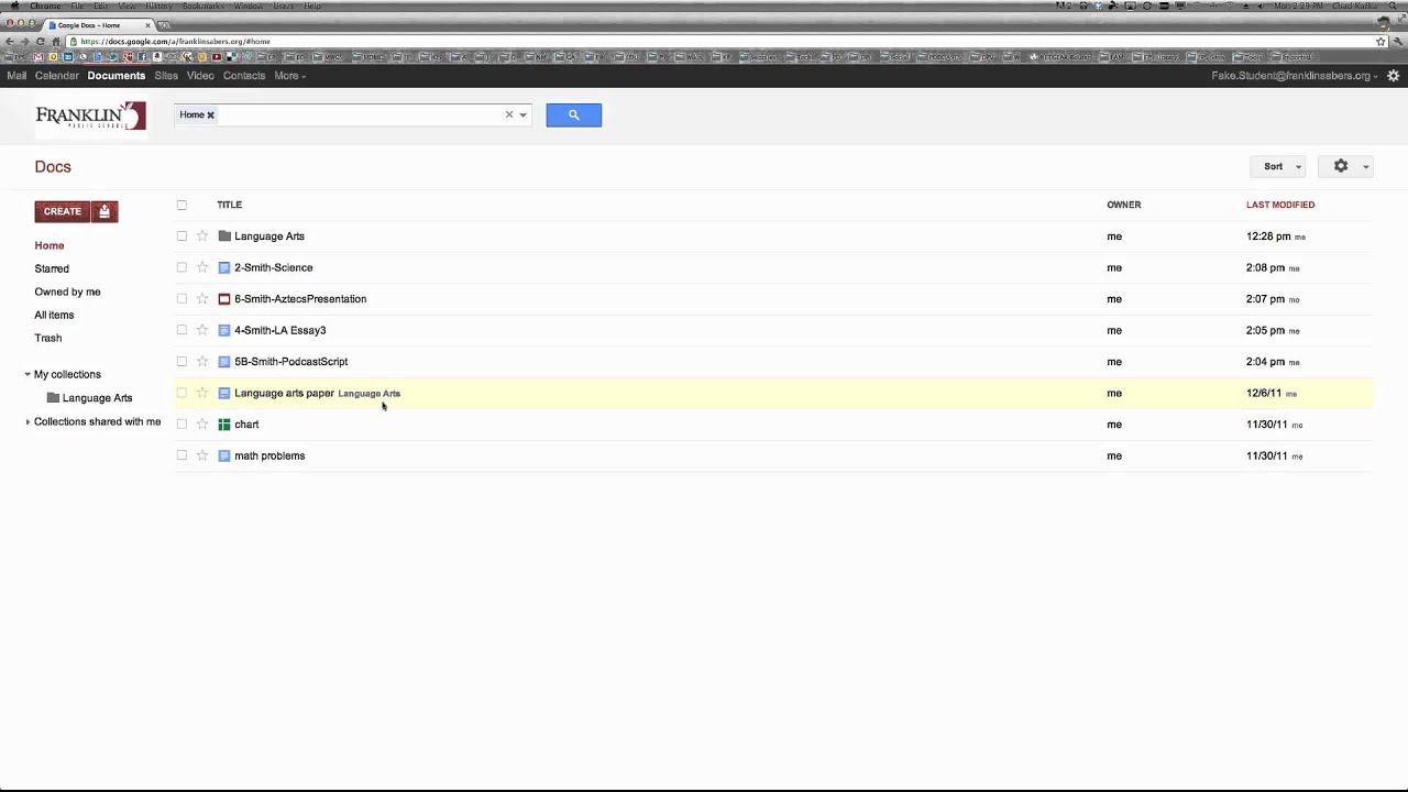 Google Docs Making Collections Youtube