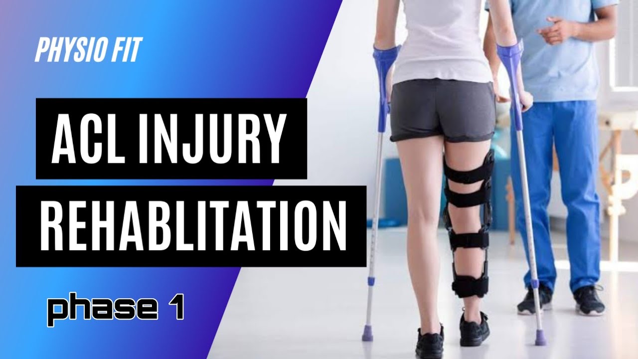 Acl Rehab Phase 1 Week1 Eng Subtitle Best Exercises For Acl Youtube