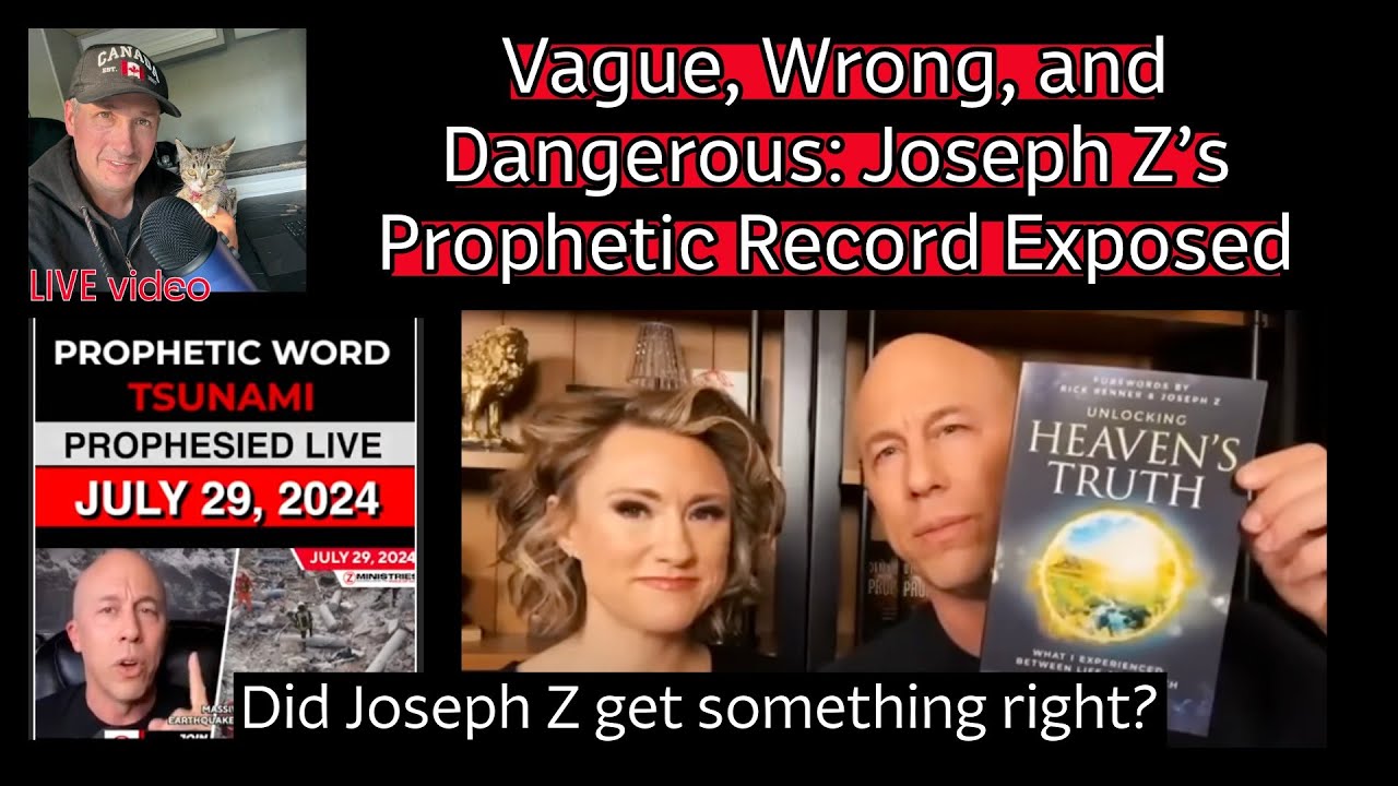 Vague Wrong And Dangerous Joseph Z S Prophetic Record Exposed Youtube