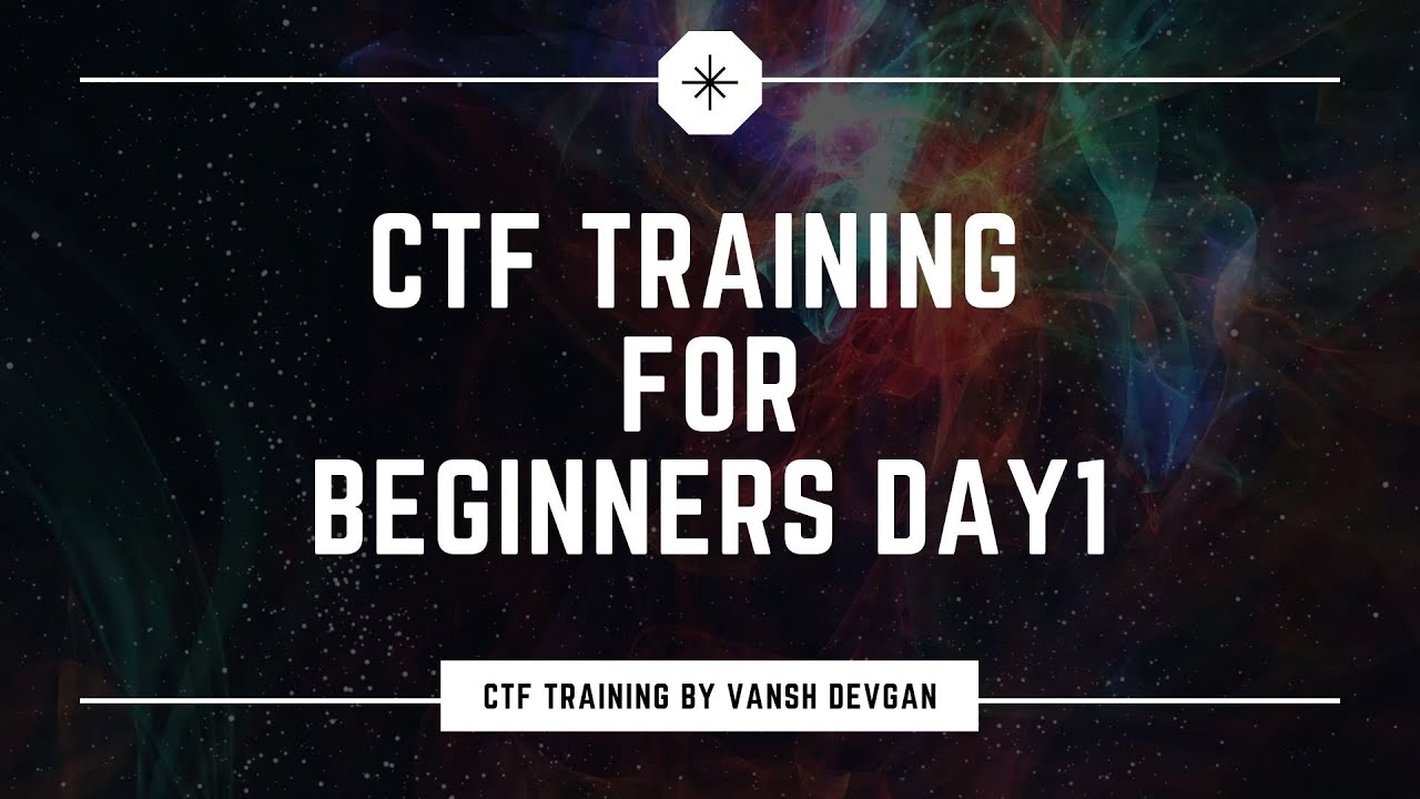 Ctf For Beginners Day 1 Itc Livestream Youtube