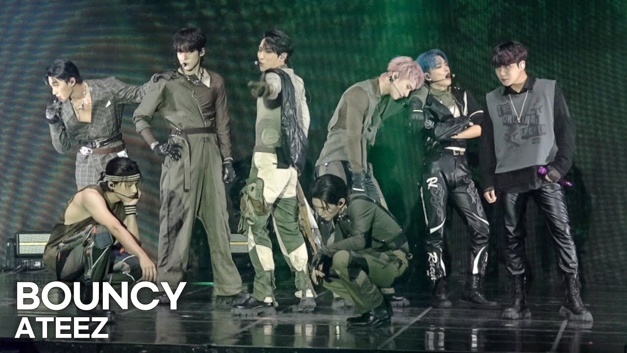 Live Ateez 에이티즈 Bouncy Showcase Youtube