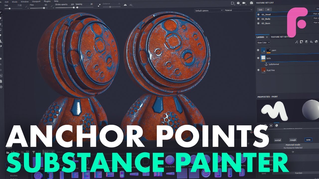 Using Normal Maps And Anchor Points In Substance Painter Youtube