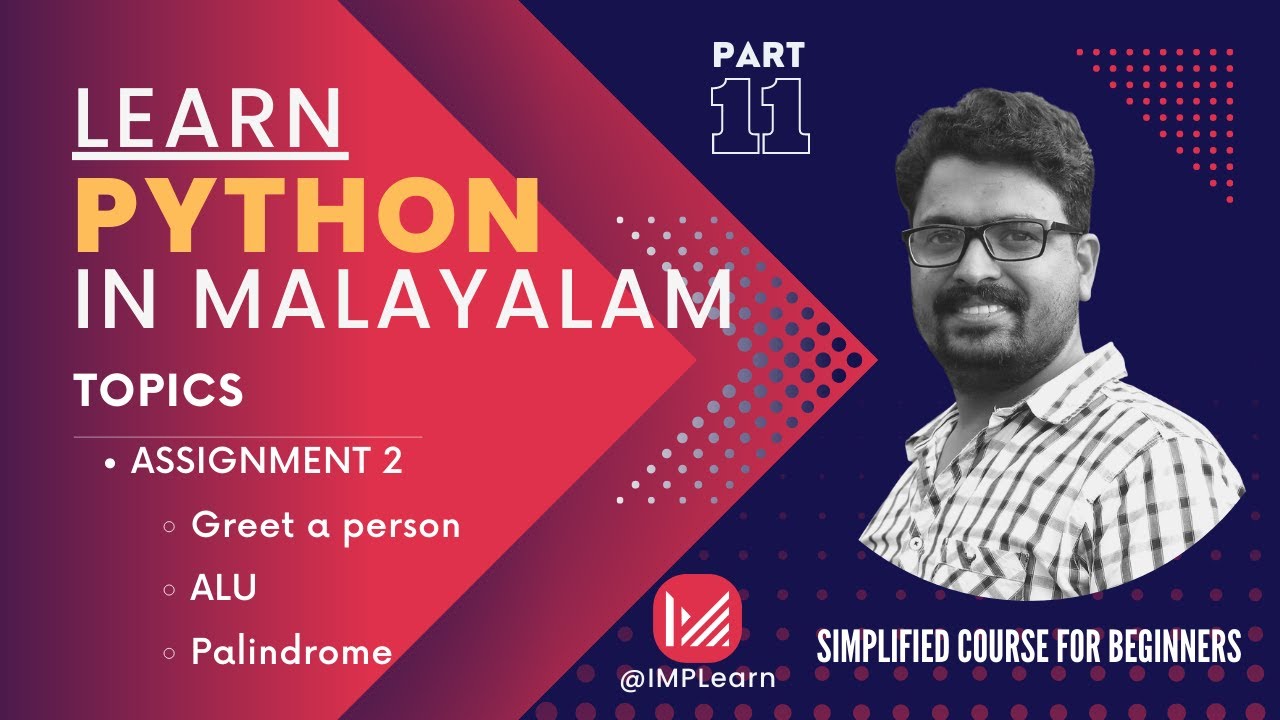 Assignment 2 Functions Learn Python In Malayalam Lecture 11 Youtube