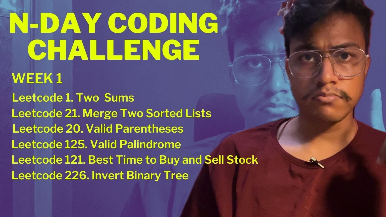Week 1 Of My Coding Challenge Problems Solved N Day Coding