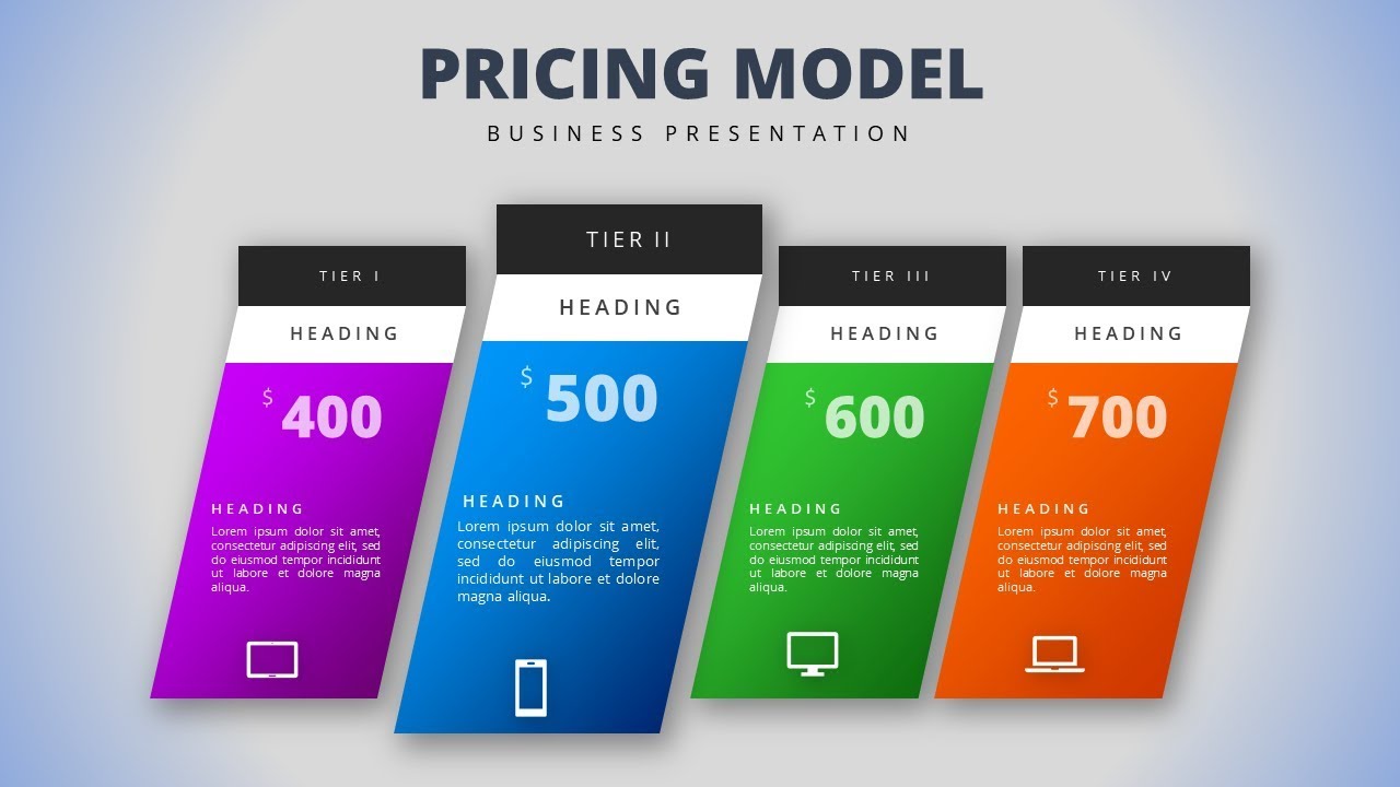 Pricing Model Template