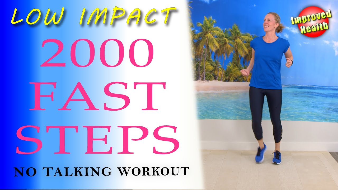2000 Steps Low Impact Fast Walking Workout Stackable Or Add On