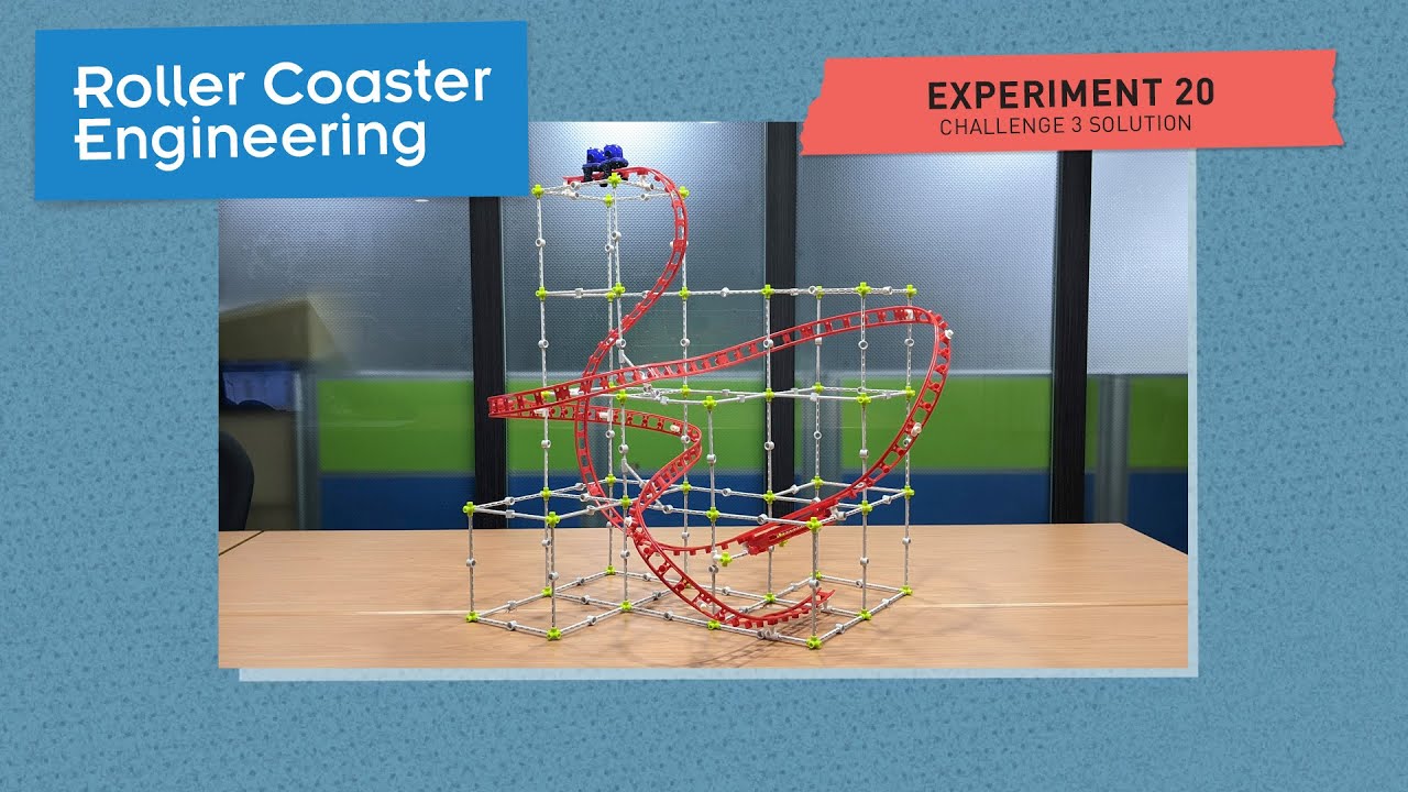 Roller Coaster Engineering Experiment 20 Challenge 3 Solution Youtube