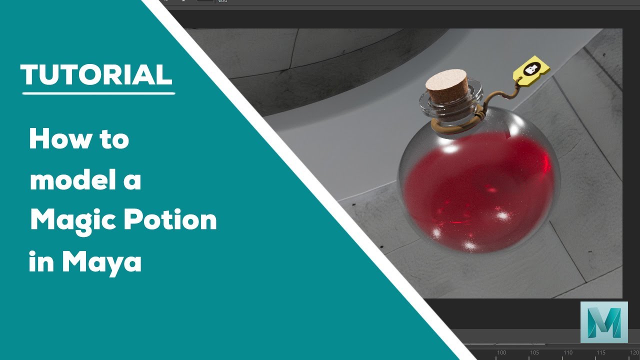 Autodesk Maya How To Model A Magic Potion In Maya Youtube