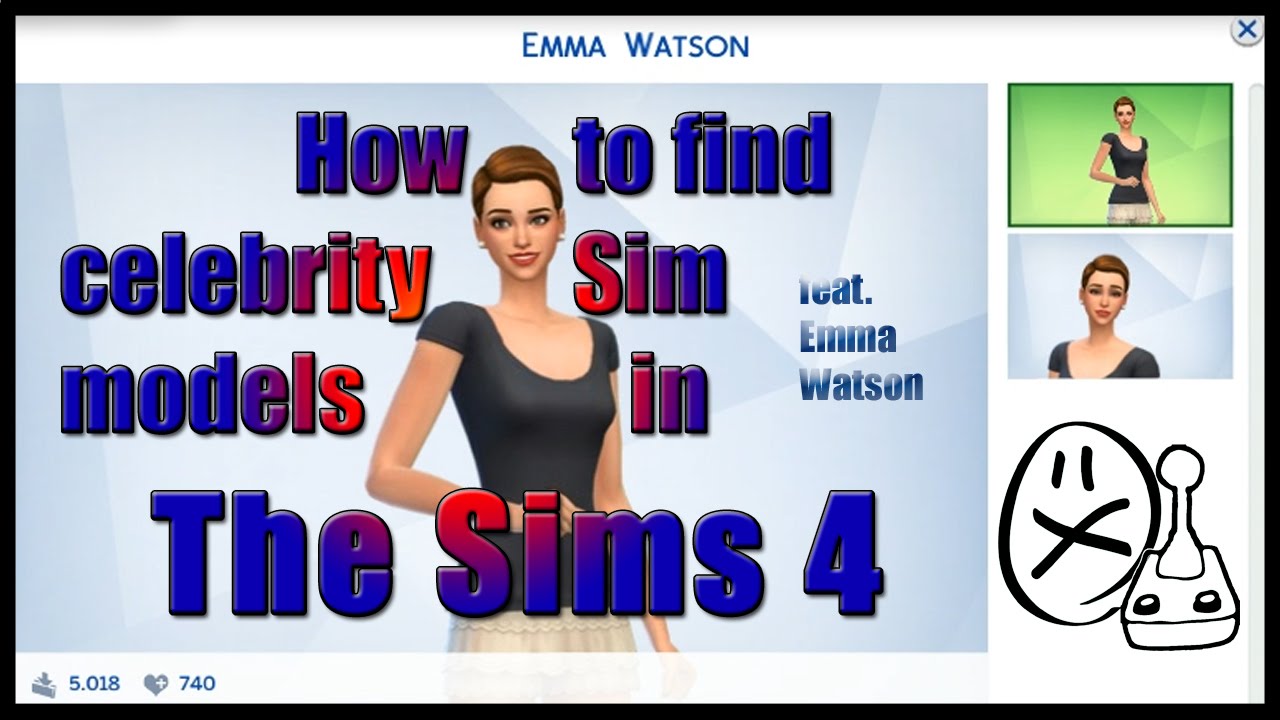 Guide How To Find Celebrity Sim Models In The Sims 4 Feat Emma