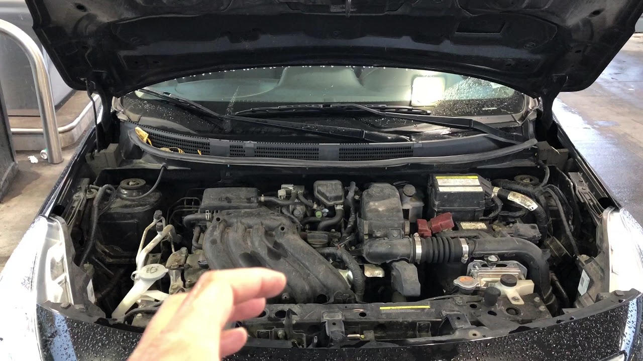 Battery Location Nissan Versa Youtube