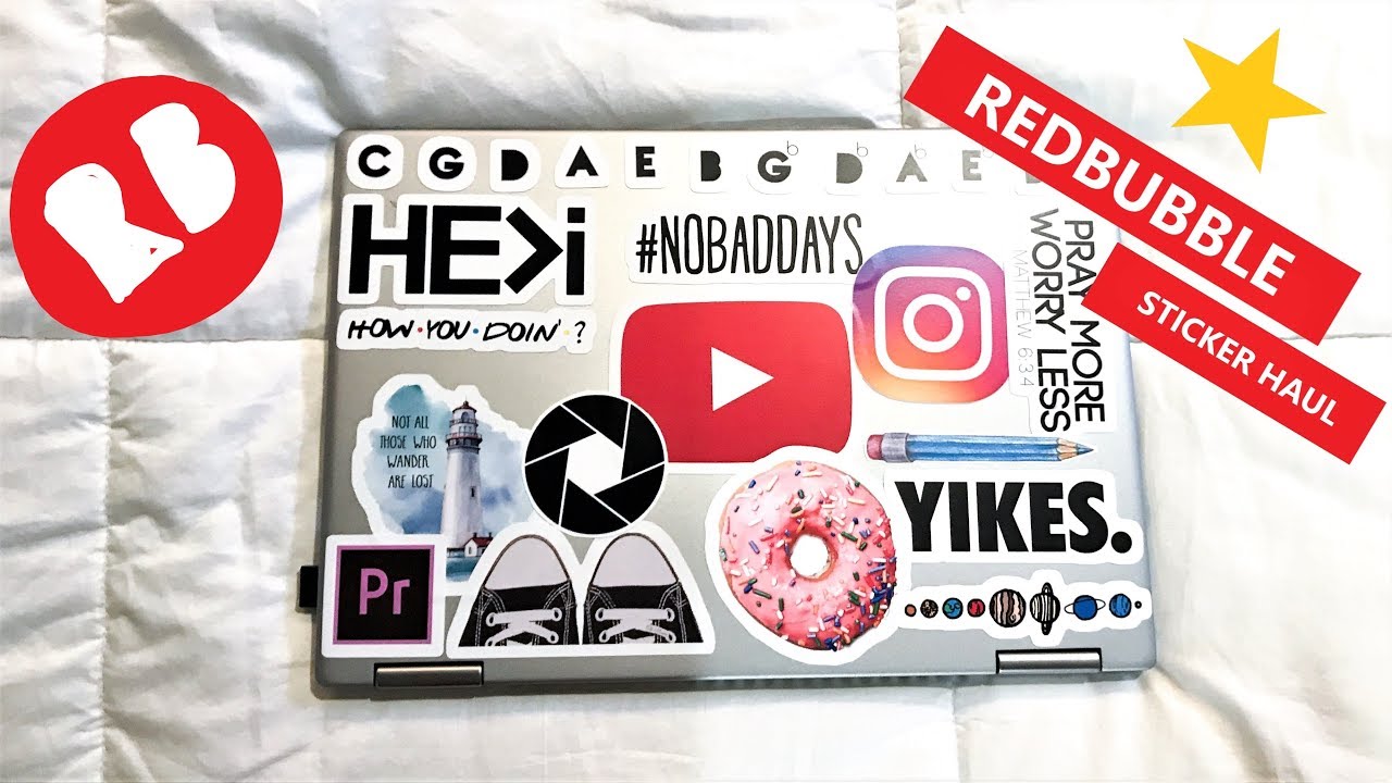 Redbubble Sticker Haul Unboxing Review It Looks Great Youtube