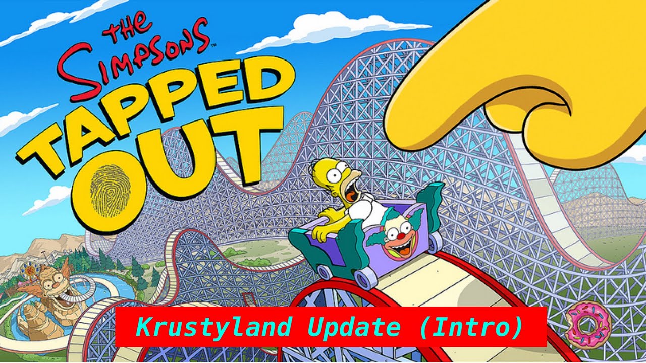 The Simpsons Tapped Out Krustyland Update Intro Youtube