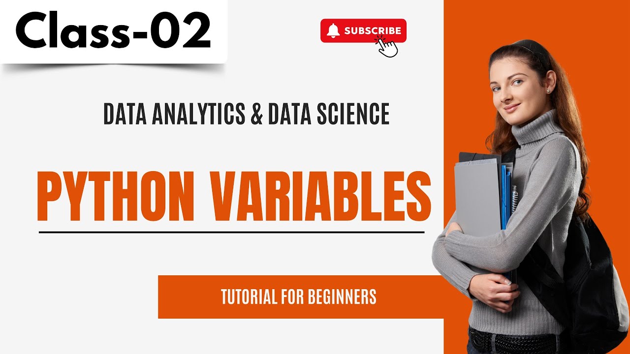 Data Analytics Data Science Class 02 Python Variables Tutorial
