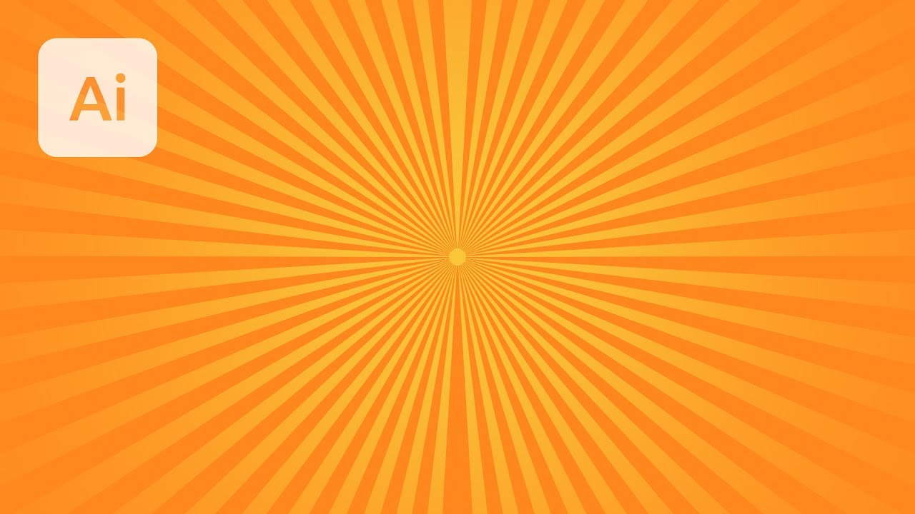 Vektor Sunburst Illustrator