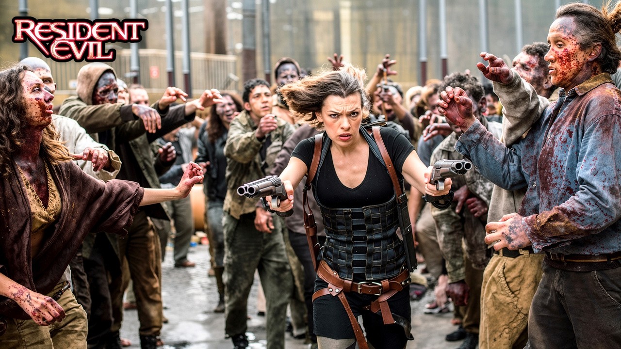 Resident Evil Afterlife Rooftop Zombies Attack рџ ґ Best Hollywood