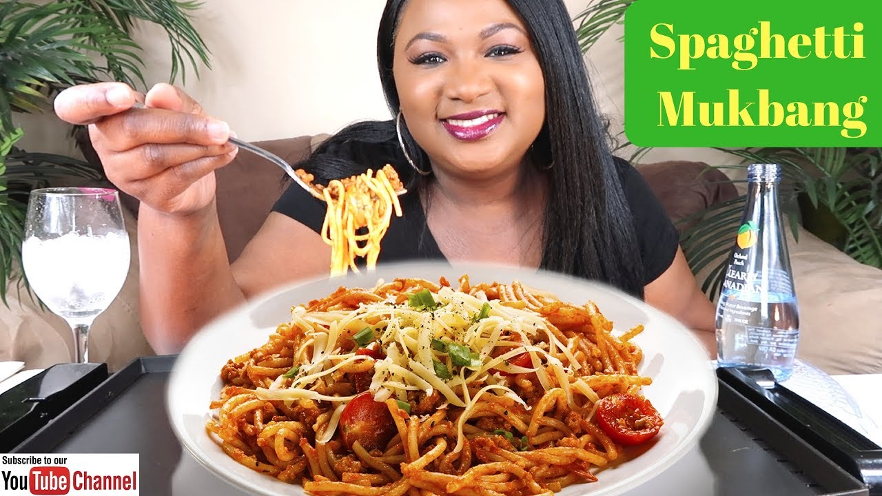 Spaghetti Mukbang Youtube