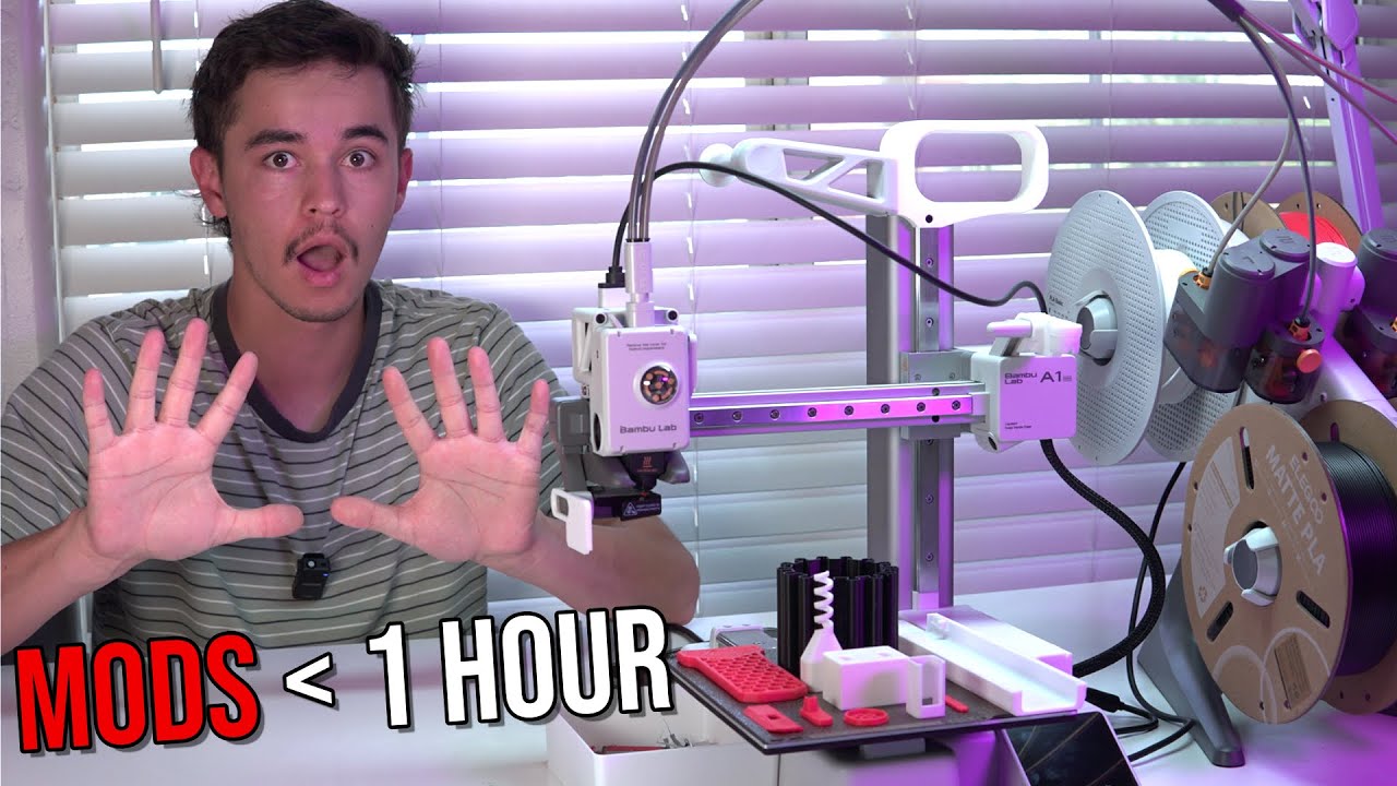 10 More Must Print Upgrades For Your Bambu Lab A1 Mini 3d Printer Youtube