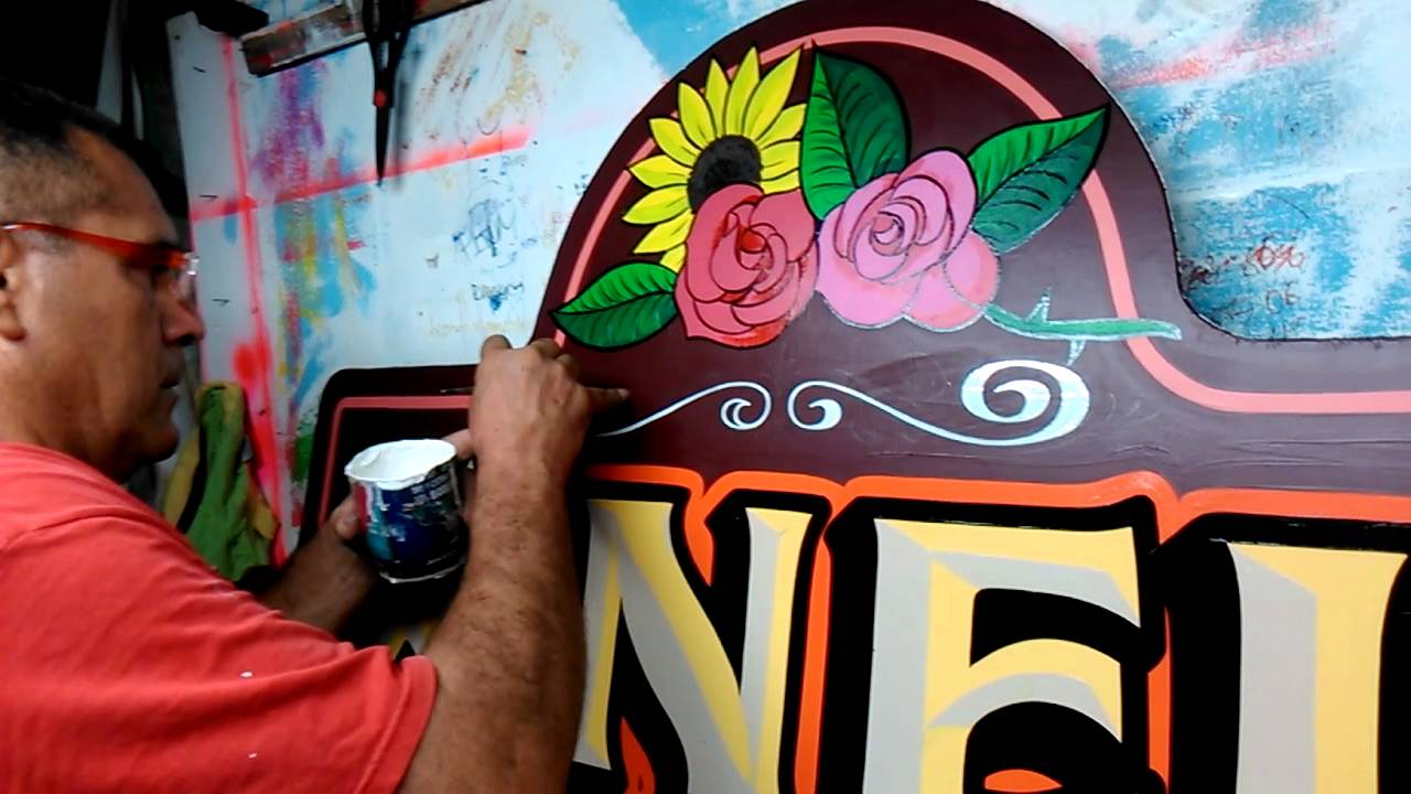 Rotulos Martin Real Sign Painter Youtube