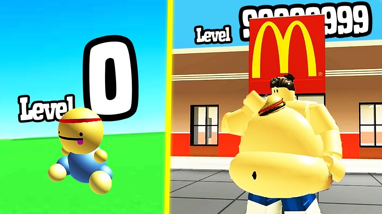 Biggest Fat Level Recorded In Fat Simulator Roblox Youtube