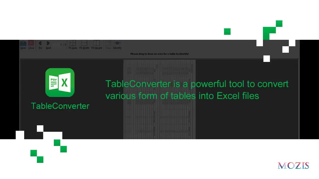 Mozis Tableconverter Youtube