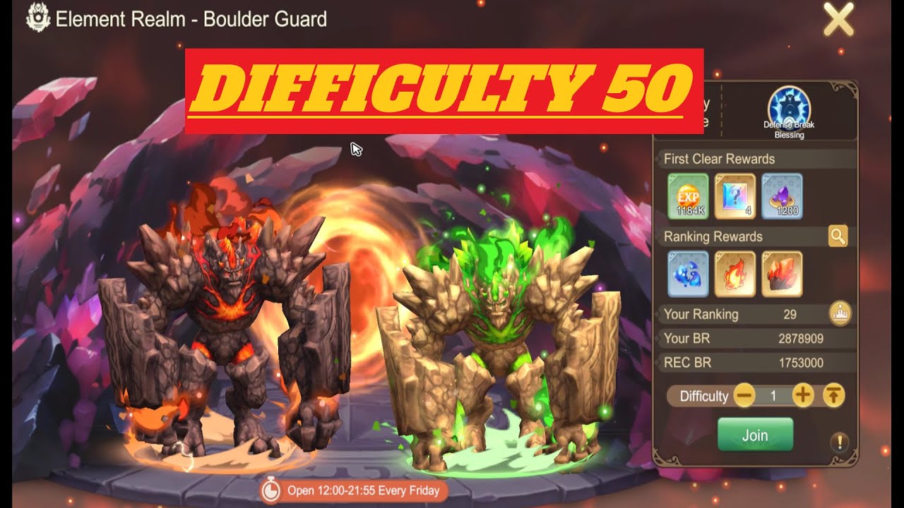 Draconia Saga Element Realm Difficulty 50 Youtube