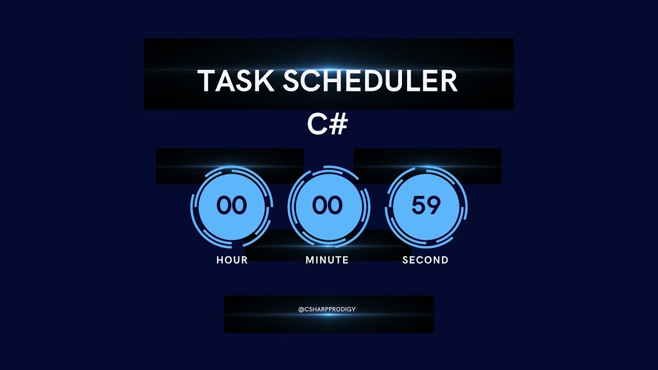Task Scheduler C Youtube