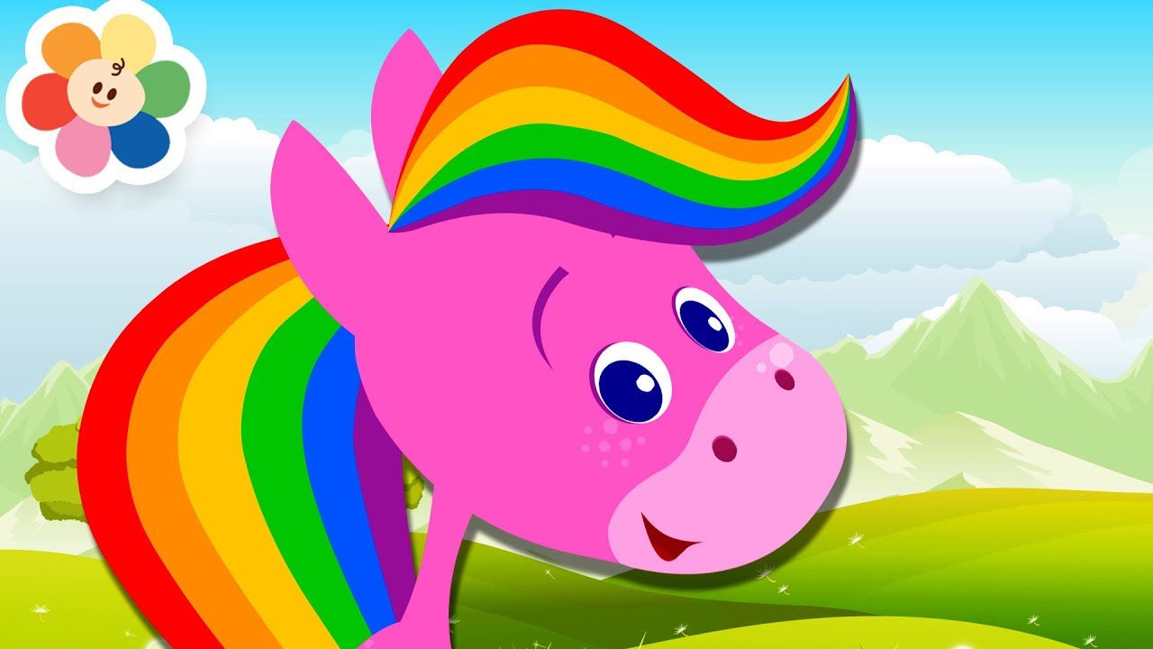 Learn All The Colors Color Crew Rainbow Horse Learn Colors With
