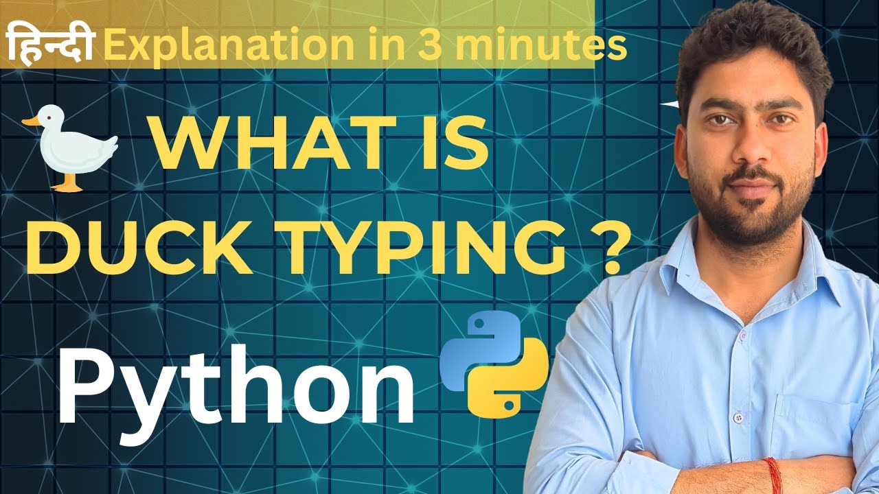 What Is Duck Typing In Python Python Oops Concept Explained Youtube