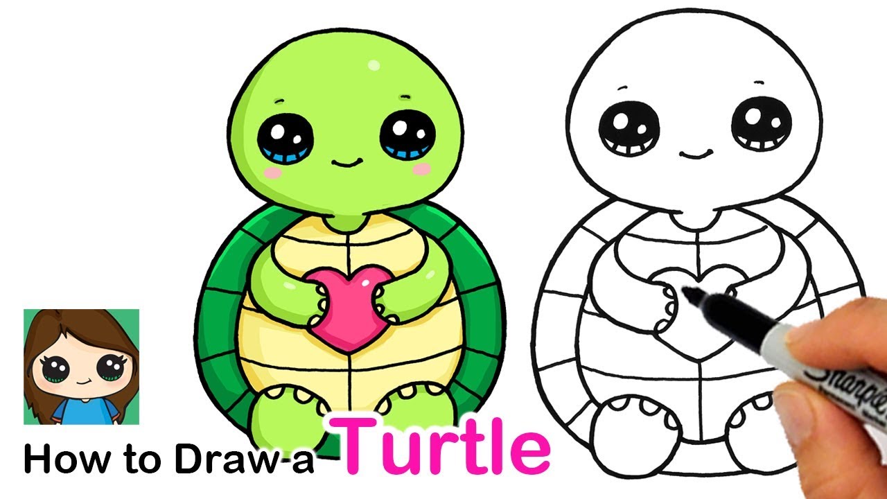 How To Draw A Baby Turtle Easy Squishmallows Youtube