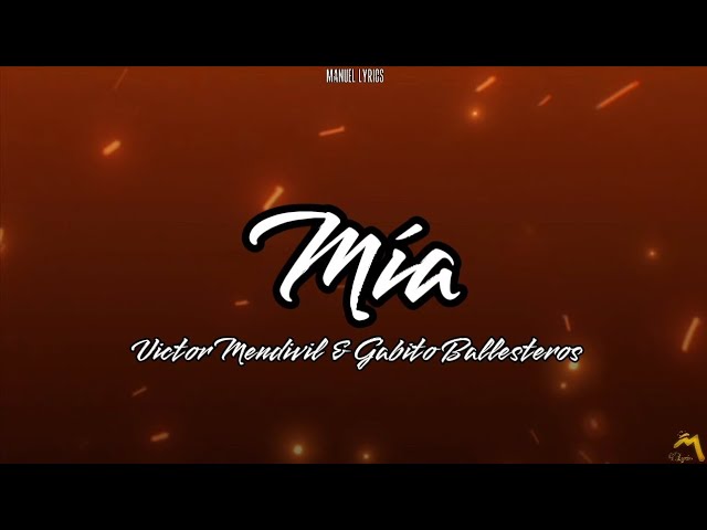 Victor Mendivil Gabito Ballesteros Mía Chords Chordify