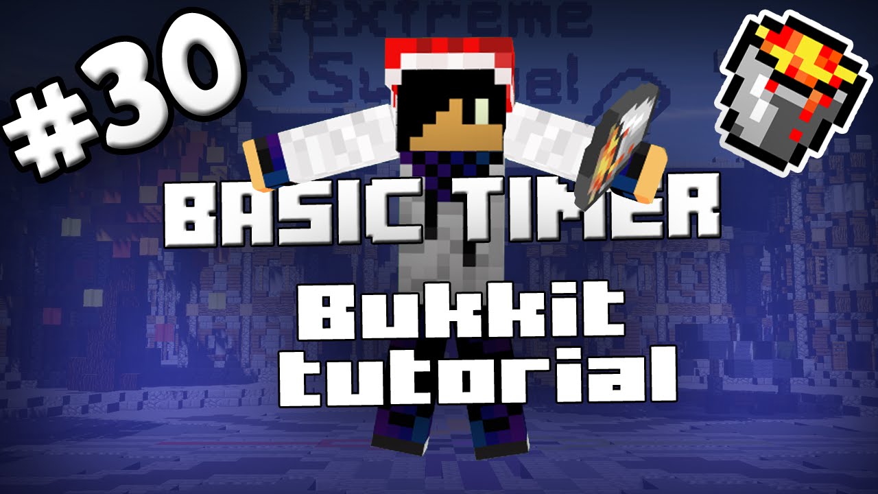 Bukkit Plugin Tutorial 30 Basic Timer Youtube